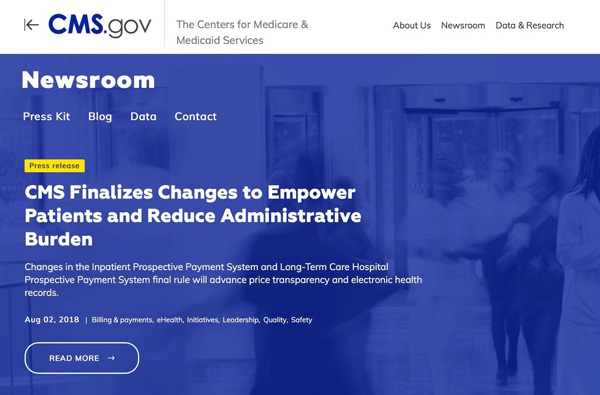 CMS updates website with reporters’ needs in mind | Association of ...