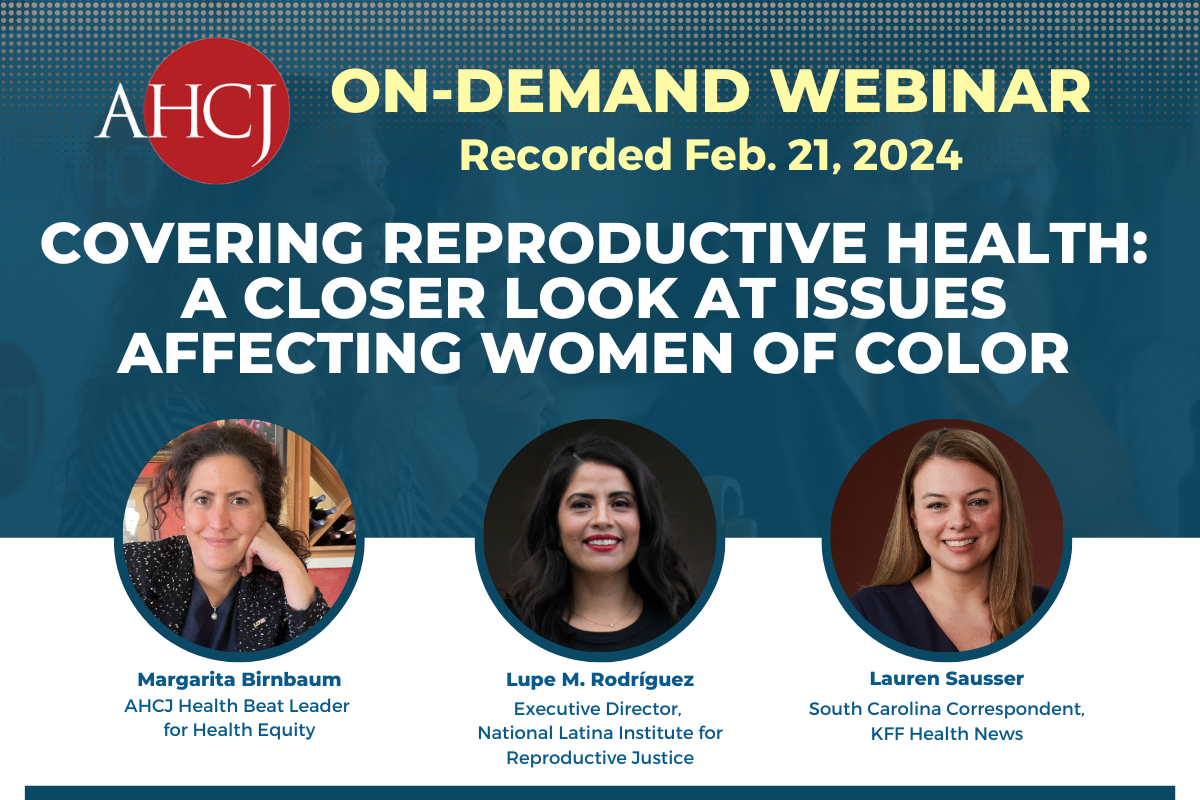 Association of Health Care Journalists | Health Journalism Training