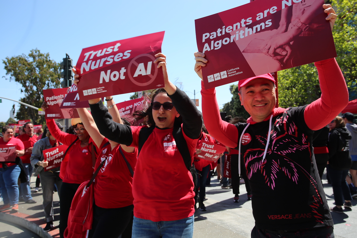 Calif. nurses protest 'untested' AI as it proliferates in health care ...