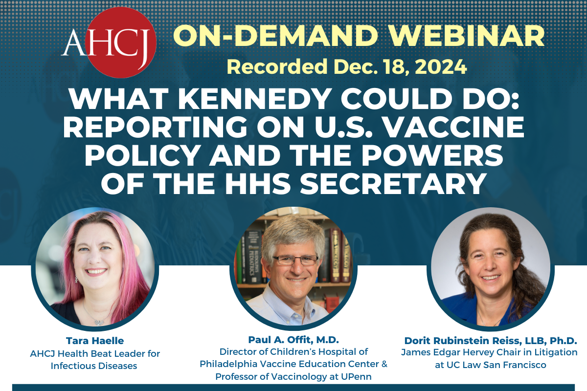 Reporting on vaccine policy and what RFK Jr. could do at HHS ...